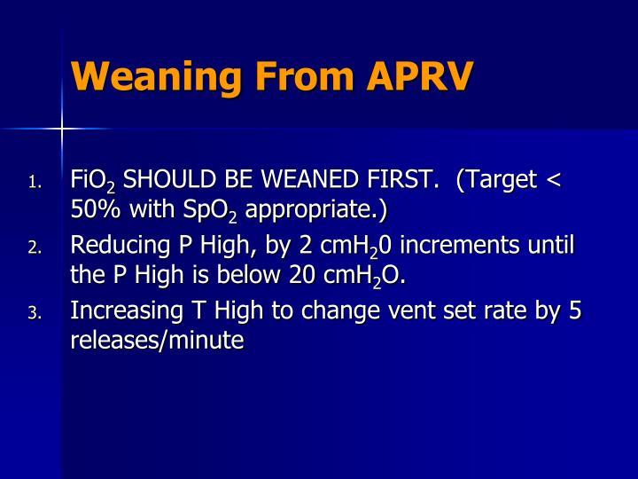 PPT - Airway Pressure Release Ventilation (APRV) PowerPoint ...