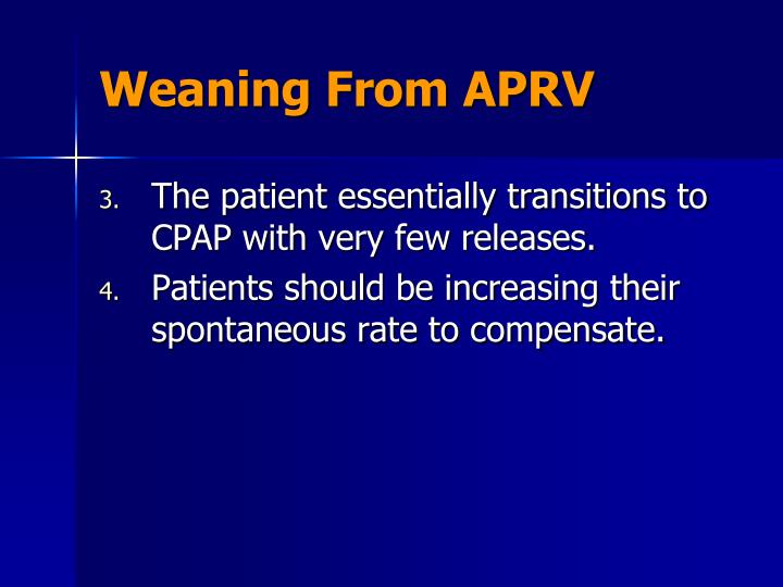 PPT - Airway Pressure Release Ventilation (APRV) PowerPoint ...