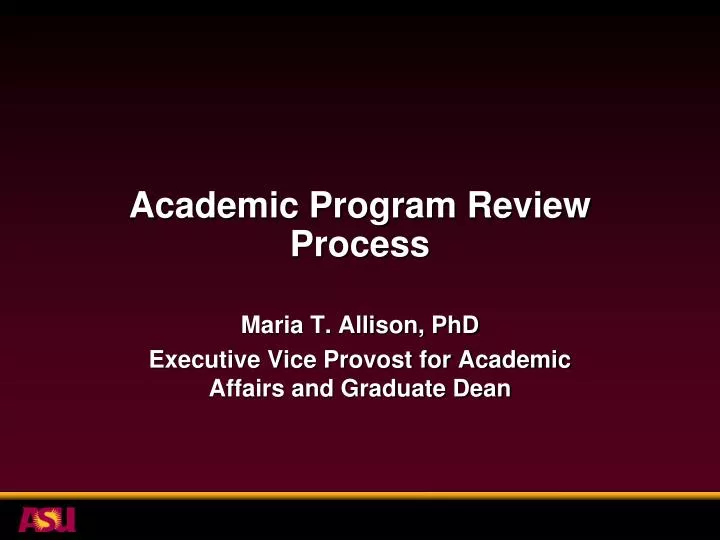 PPT - Academic Program Review Process PowerPoint Presentation, free ...