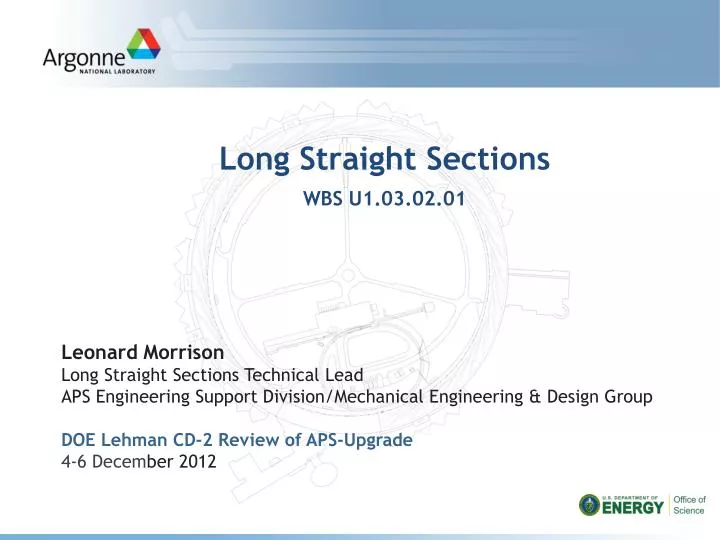 PPT - Long Straight Sections WBS U1.03.02.01 PowerPoint Presentation ...
