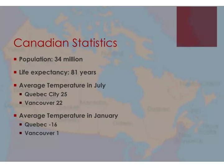 PPT - Canadian Statistics PowerPoint Presentation, free download - ID ...