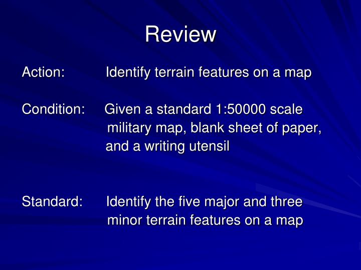 PPT - Identify Terrain Features on a Map PowerPoint Presentation - ID ...