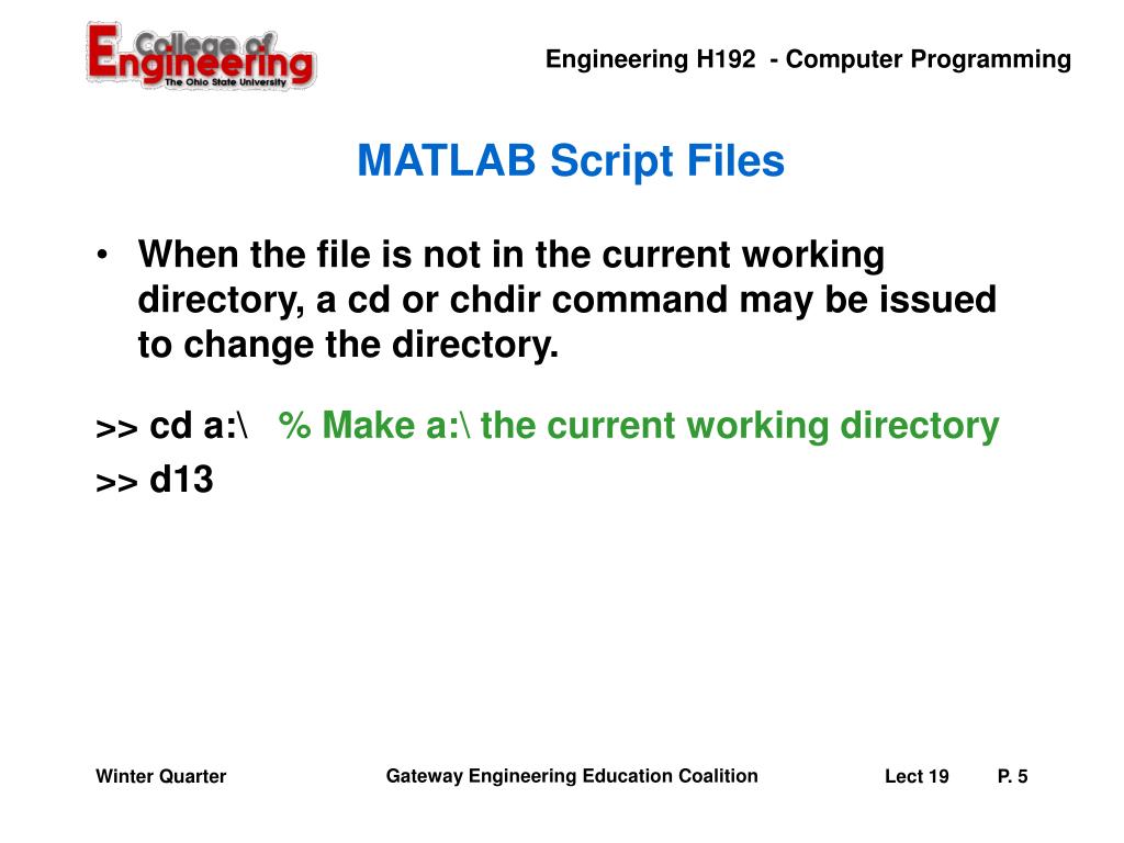 PPT - MATLAB: Script and Function Files PowerPoint Presentation, free ... PPT - MATLAB: Script and Function Files PowerPoint Presentation, free ...