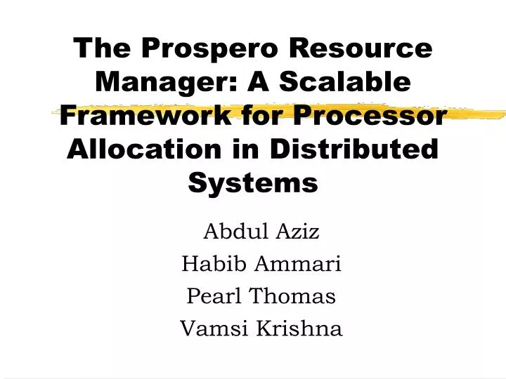 PPT - Abdul Aziz Habib Ammari Pearl Thomas Vamsi Krishna PowerPoint ...