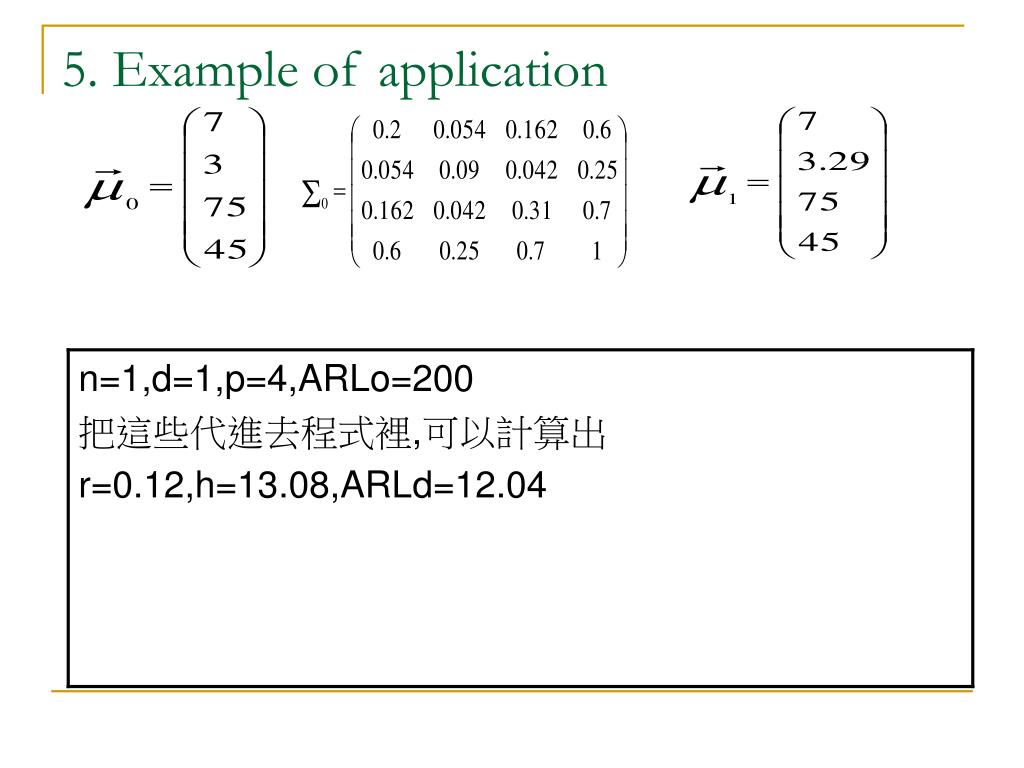PPT - Optimization of EWMA and MEWMA control charts using genetic algorithms 報告 : 吳志權 PowerPoint ...