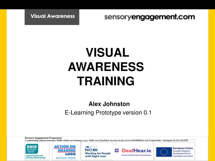 PPT - VISUAL AWARENESS TRAINING PowerPoint Presentation, free download ...