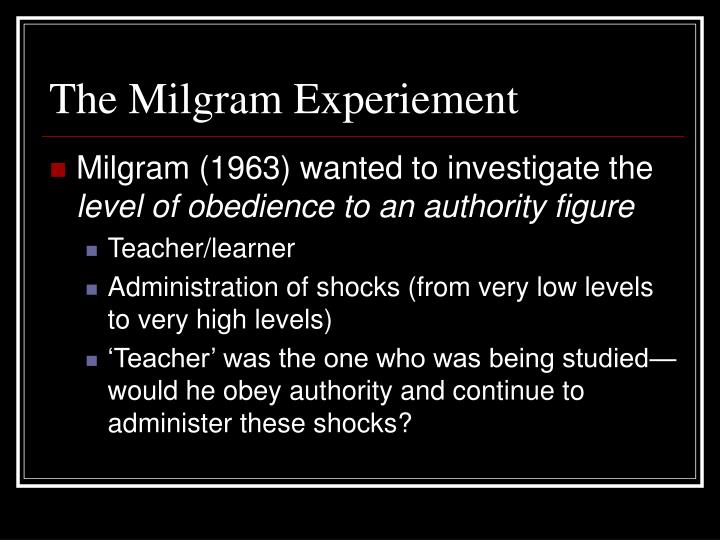 PPT - Conformity and Obedience to Authority PowerPoint Presentation ...