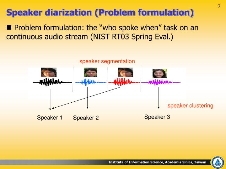 PPT - Introduction to Speaker Diarization PowerPoint Presentation - ID ...