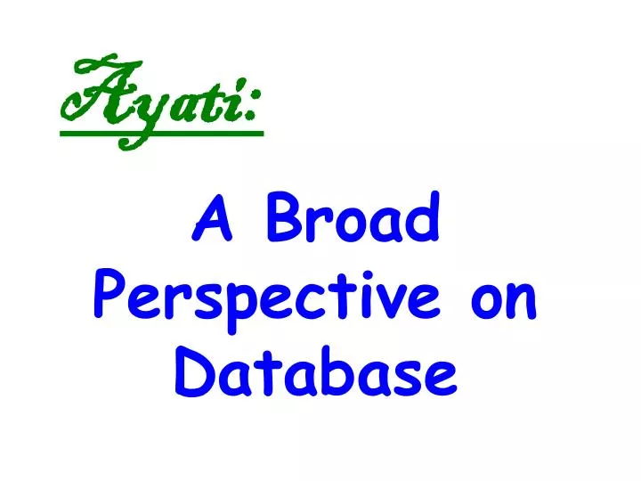 PPT - Ayati: PowerPoint Presentation, free download - ID:3956964