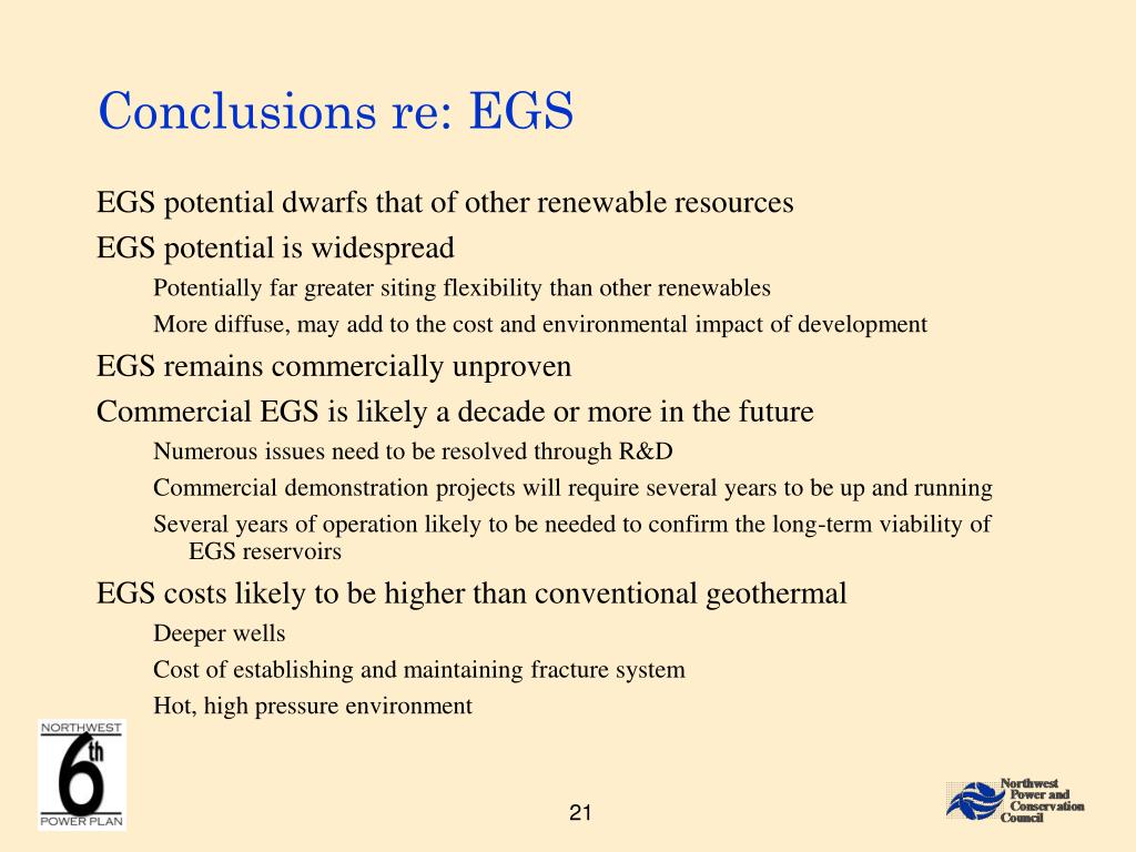 PPT - Sixth Northwest Conservation & Electric Power Plan Geothermal ...