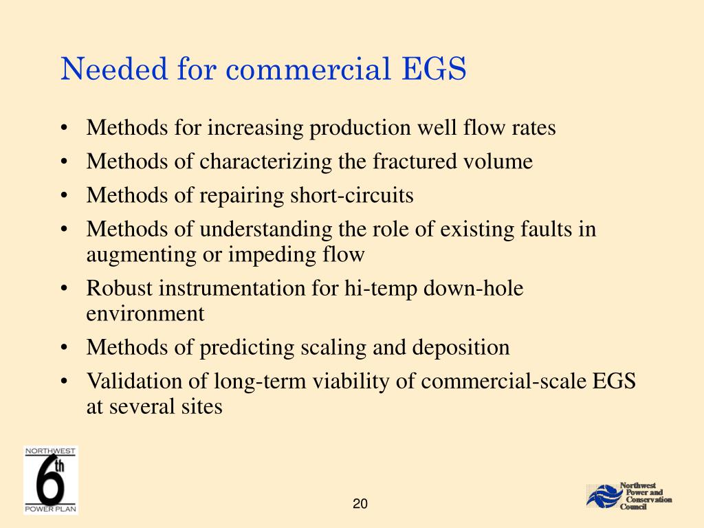 PPT - Sixth Northwest Conservation & Electric Power Plan Geothermal ...