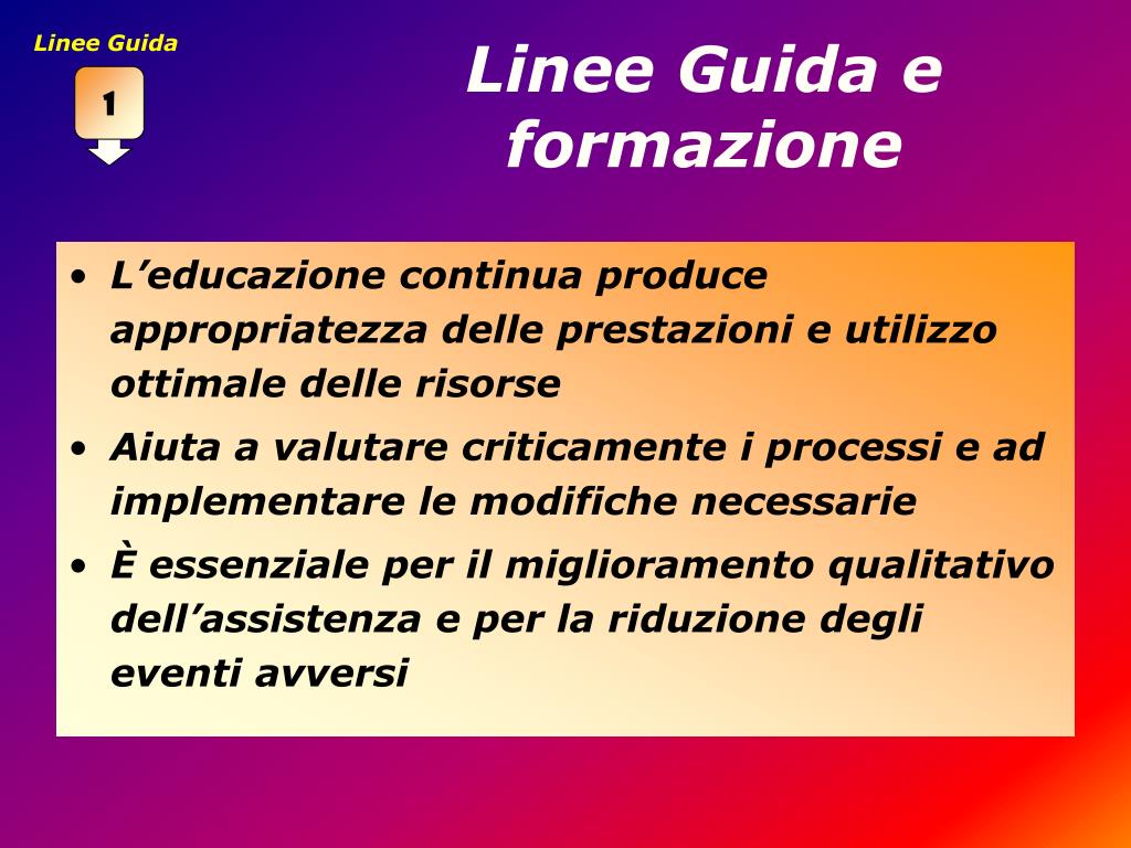 PPT - Le linee guida, la gestione del rischio clinico ed il contenzioso ...