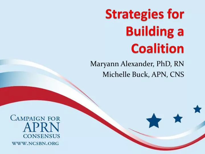 PPT - Strategies for Building a Coalition PowerPoint Presentation, free ...