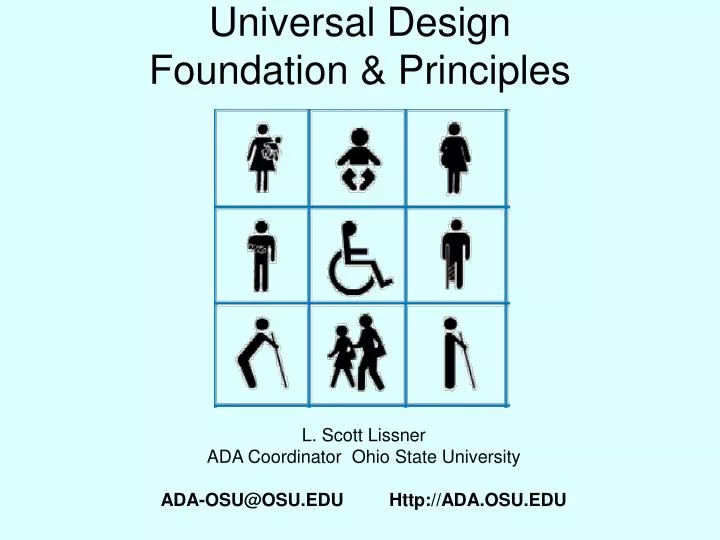 PPT - Universal Design Foundation & Principles PowerPoint Presentation ...