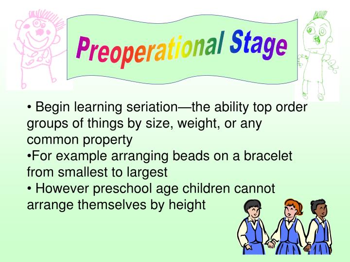 PPT - Stage Two Preoperational Period Ages 2-7 yrs PowerPoint ...