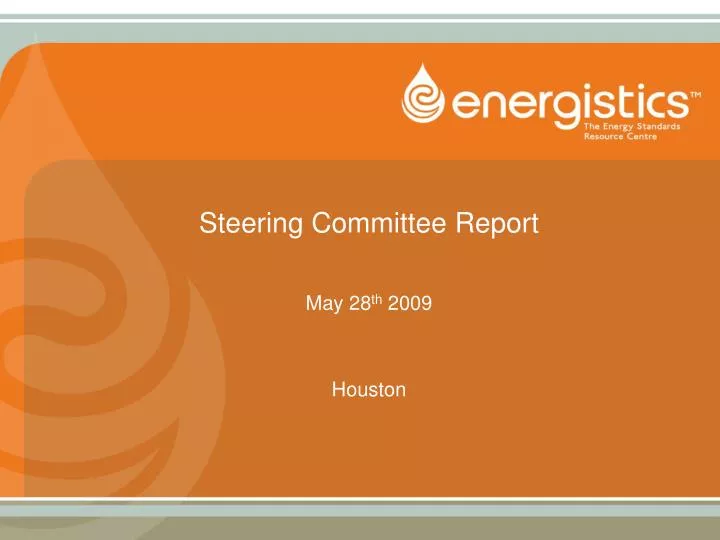 PPT - Steering Committee Report PowerPoint Presentation, free download ...