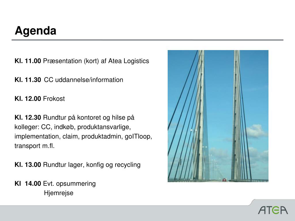 PPT - Velkommen till Atea Logistics Joachim Aronsson PowerPoint ...