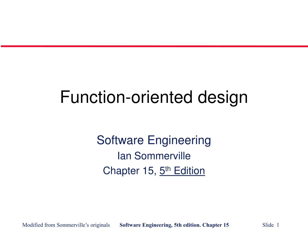 Ppt Function Oriented Design Powerpoint Presentation Free Download