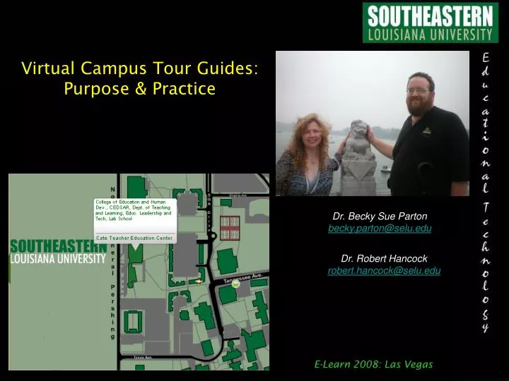 PPT - Virtual Campus Tour Guides: Purpose & Practice PowerPoint ...