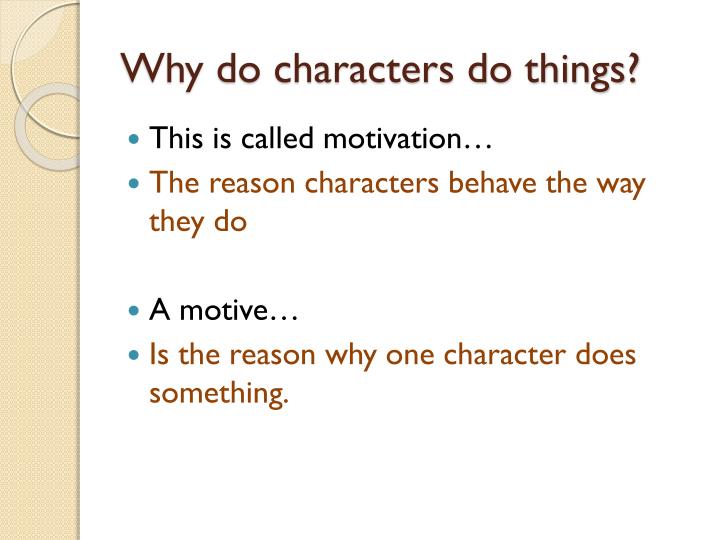 PPT - Characterization PowerPoint Presentation - ID:3960610
