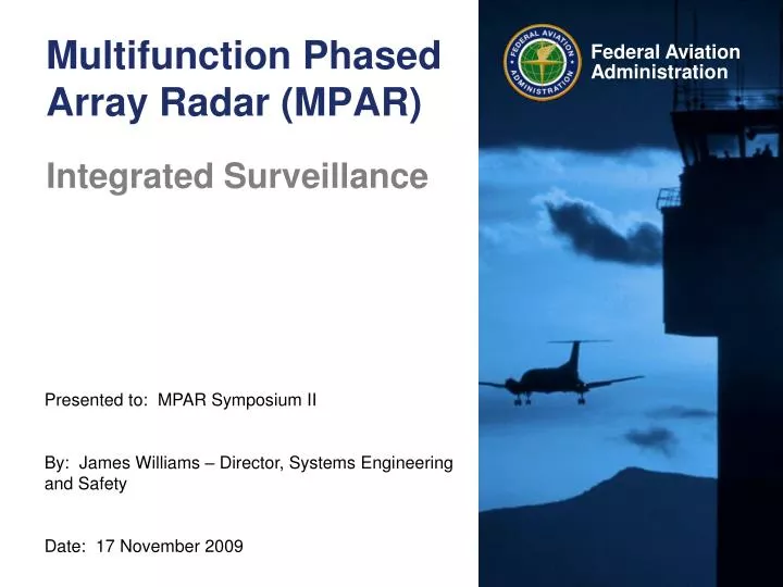 PPT - Multifunction Phased Array Radar (MPAR) PowerPoint Presentation ...