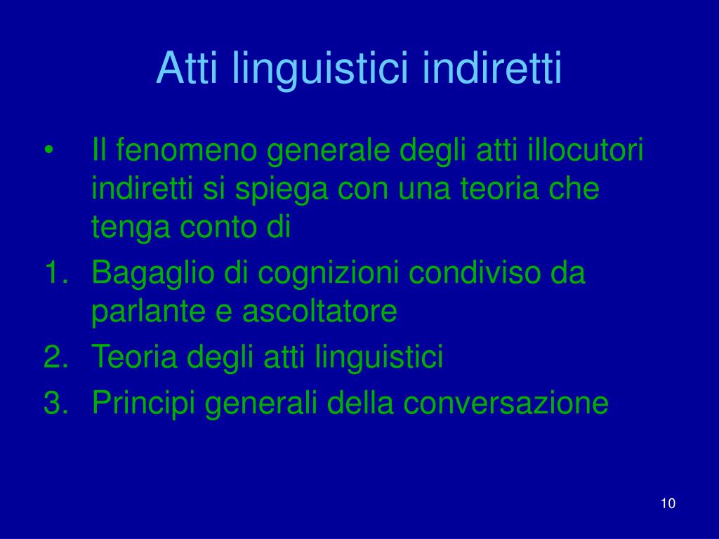 PPT - Atti linguistici indiretti PowerPoint Presentation, free download ... PPT - Atti linguistici indiretti PowerPoint Presentation, free download ...
