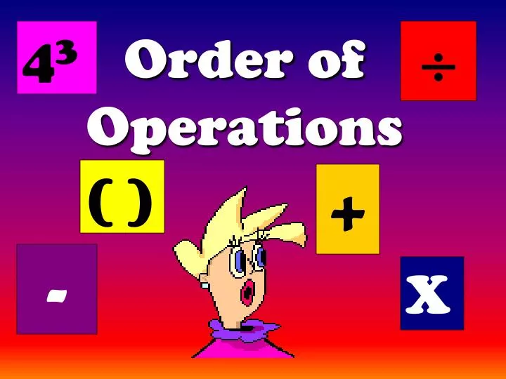 PPT Order Of Operations PowerPoint Presentation Free Download ID PPT Order Of Operations PowerPoint Presentation Free Download ID