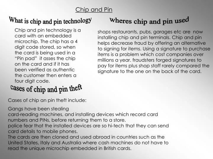 PPT - Chip and Pin PowerPoint Presentation, free download - ID:3963265