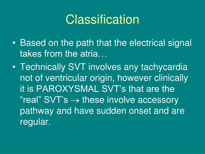 PPT - SupraVentricular Tachycardia (SVT) PowerPoint Presentation - ID ...