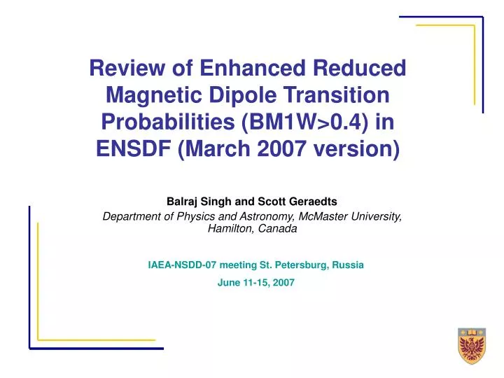 PPT - Balraj Singh and Scott Geraedts PowerPoint Presentation, free download - ID:3967001