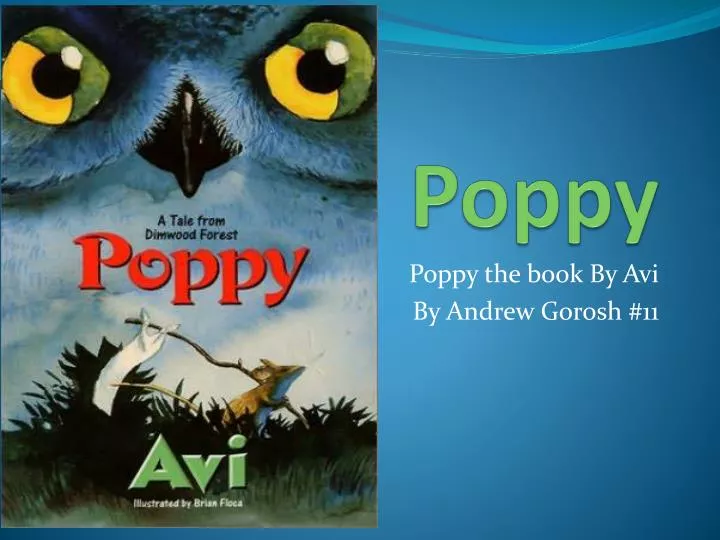 PPT - Poppy PowerPoint Presentation, free download - ID:3967134