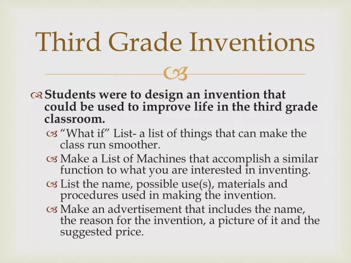 PPT - Third Grade Inventions PowerPoint Presentation, free download ...