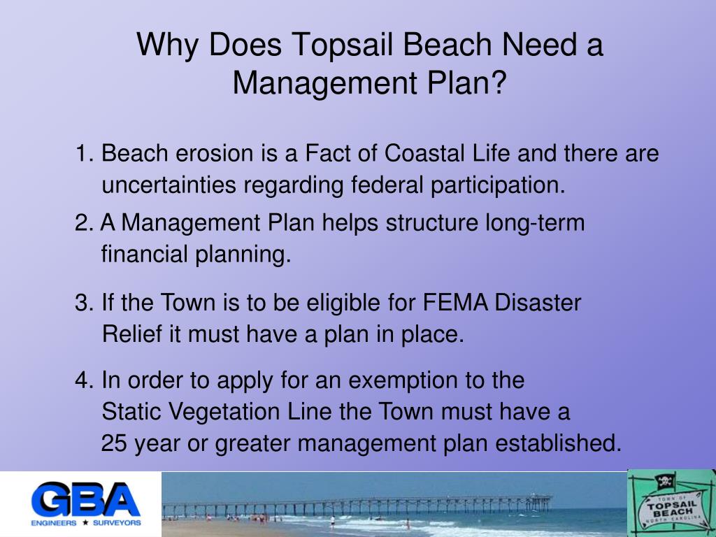 PPT - TOPSAIL BEACH 30 Yr Beach Management Plan June 8, 2011 PowerPoint ...