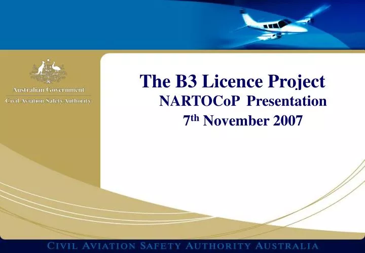 PPT - The B3 Licence Project PowerPoint Presentation, free download ...