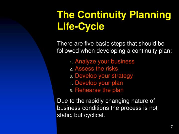 PPT - Continuity Planning PowerPoint Presentation - ID:3969193