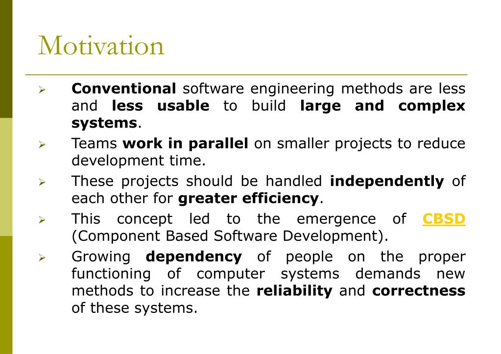Ppt Basic Concepts Of Component Based Software Development Cbsd Powerpoint Presentation Id
