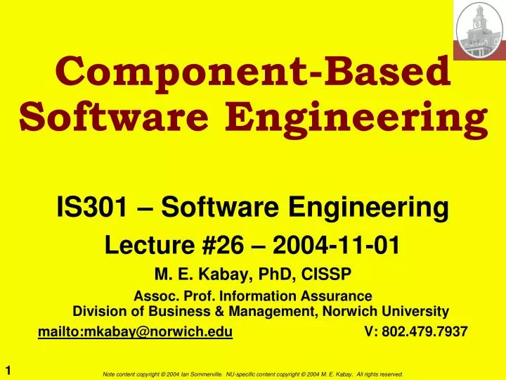 PPT - Component-Based Software Engineering PowerPoint Presentation, free download - ID:3970558