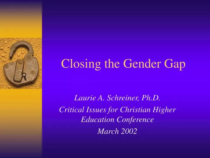 PPT - Closing the Gender Gap PowerPoint Presentation, free download ...
