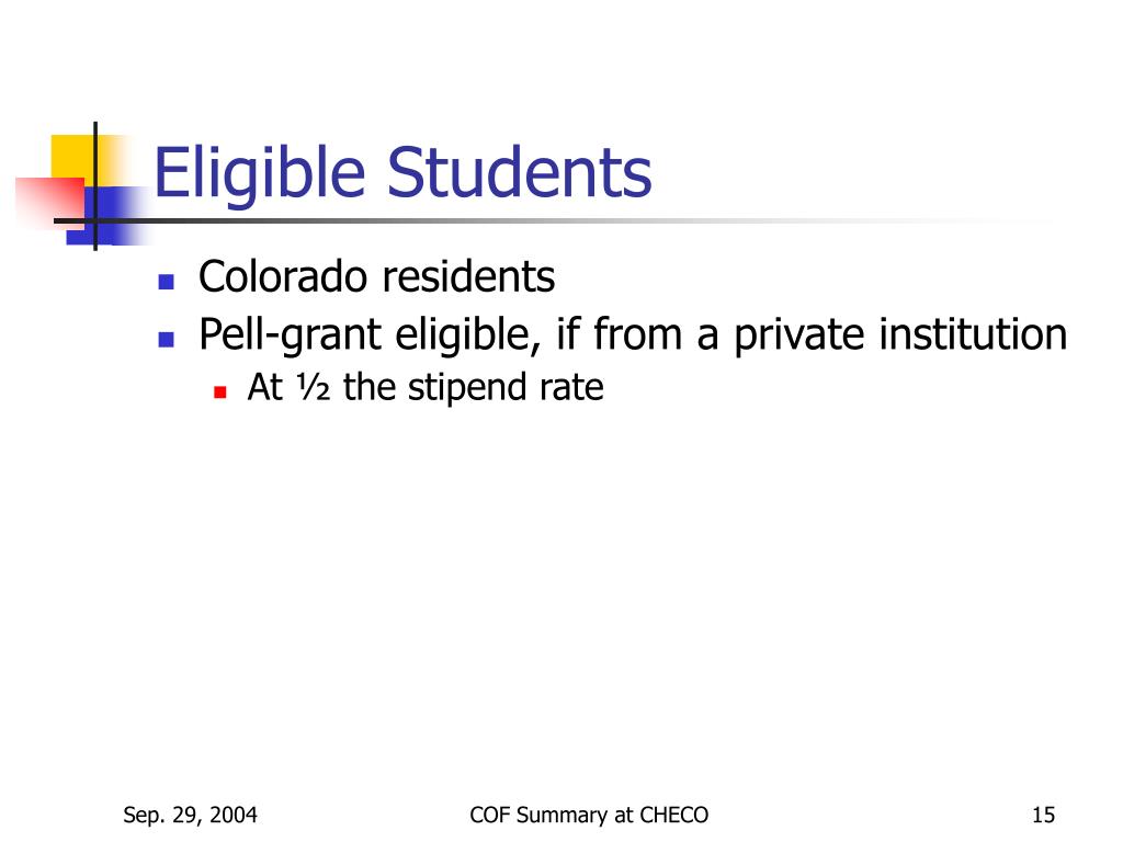 PPT - College Opportunity Fund (COF) Overview PowerPoint Presentation ...