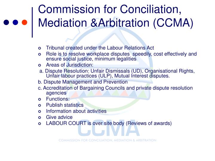 PPT - INDUSTRIAL DISPUTE RESOLUTION CONFERENCE PowerPoint Presentation ...
