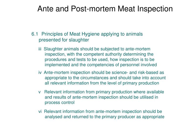 PPT - State of play on activities within the Codex Committee on Meat ...