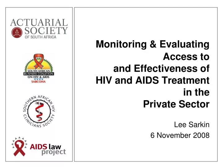 Ppt Lee Sarkin 6 November 2008 Powerpoint Presentation Free Download