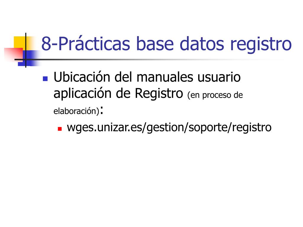 PPT - Registro de la Universidad de Zaragoza PowerPoint Presentation ...