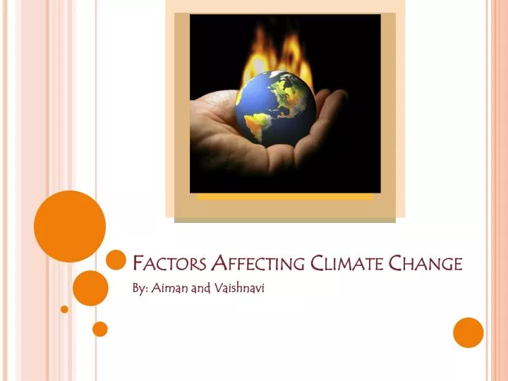 PPT - Factors Affecting Climate Change PowerPoint Presentation, free ...