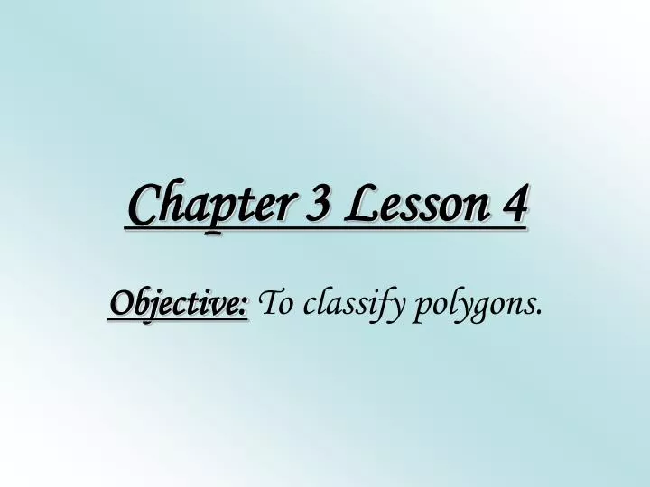 PPT - Chapter 3 Lesson 4 PowerPoint Presentation, free download - ID ...