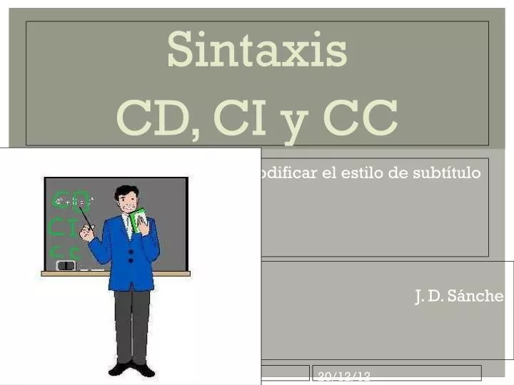 PPT - Sintaxis CD, CI y CC PowerPoint Presentation, free download - ID ...