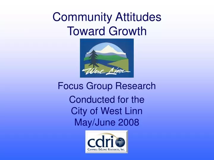 PPT - Community Attitudes Toward Growth PowerPoint Presentation, free ...