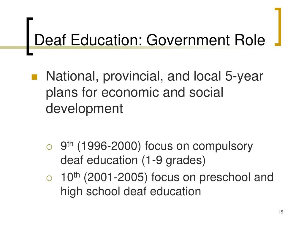 PPT - Tertiary Deaf Education in China: A Report of a Two-Year Research ...