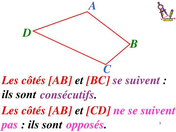 PPT - LES QUADRILATERES PowerPoint Presentation - ID:3976195