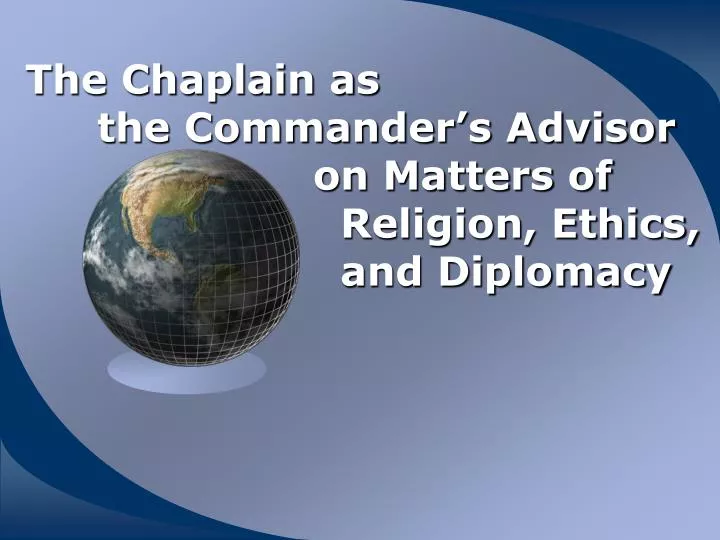 PPT - Fluid Nature of Chaplaincy PowerPoint Presentation, free download ...